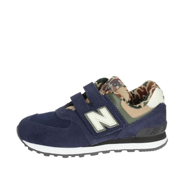 New Balance Petite Sneakers Garçon Bleu Bleu - Cdiscount Chaussures