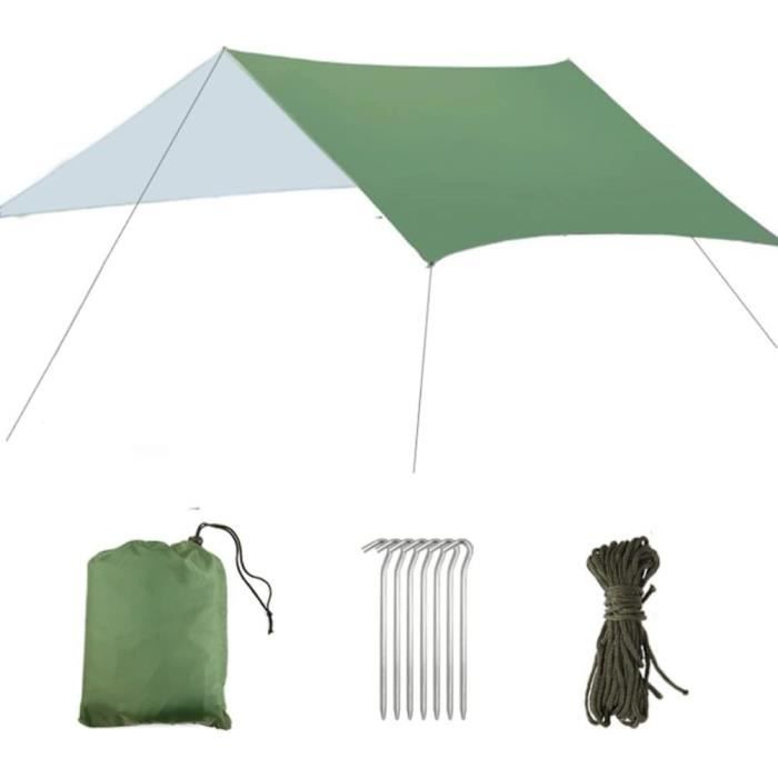 Bâche De Tente De Camping - 3 M X 3 M - Revêtement Argenté ...