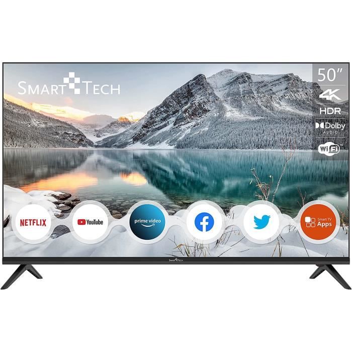 Smart Tech TV LED 4K UHD 50' (126 cm) Smart TV Linux, Netflix, Youtube ...