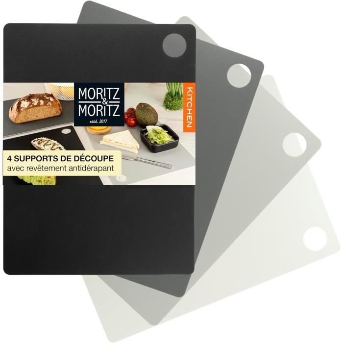 Moritz Moritz Planche à Découper flexible - 38 x 29 cm - Set de 4 ...