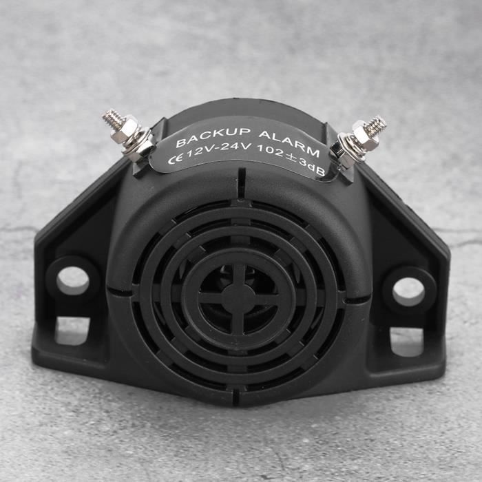 SURENHAP Klaxon Alarme étanche 12V-24V, avertisseur sonore de recul ABS ...