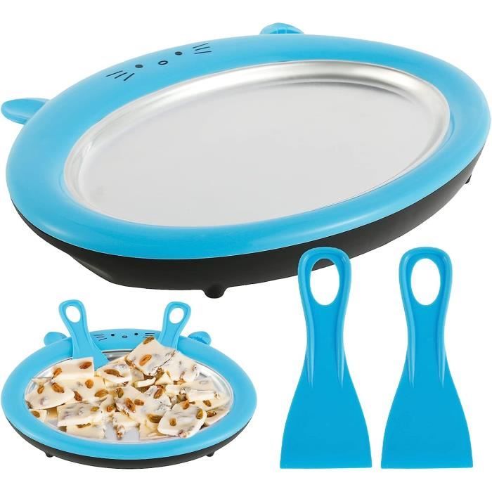Ice Cream Roll Maker Plaque À Glace Avec 2 Grattoirs Ice Rolls Kit Diy ...