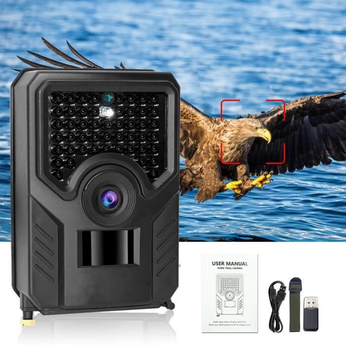 Caméra de Chasse 1080P 16MP Vision Nocturne Infrarouge 26 pcs Low Glow ...