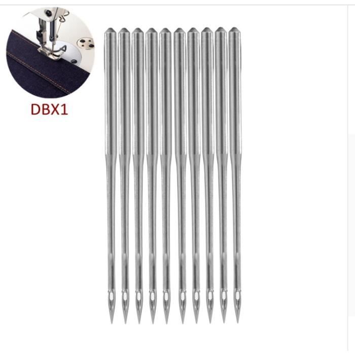 AIGUILLE A TRICOTER,10 PCS-DB10--Machine à coudre industrielle pour cuir DBX1, aiguilles, point ...
