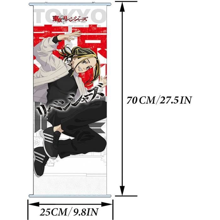 Tokyo Revengers Animé Posters à Suspen e en Tissu Mikey aken Baji ...