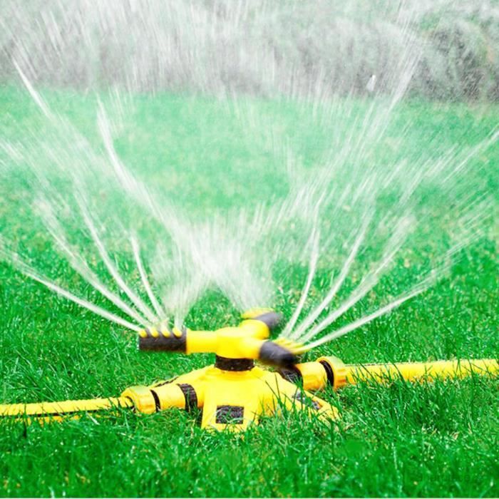 Arroseur de pelouse Arroseur de jardin, rotation automatique réglable à ...