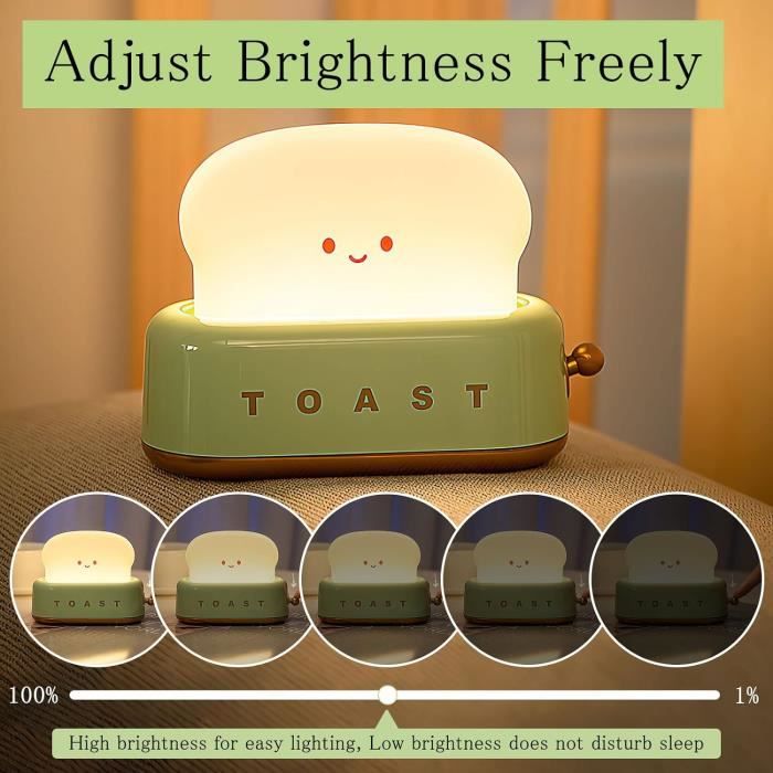Veilleuse Led Enfant - CHICHENG - Lampe Toast Usb Rechargeable ...