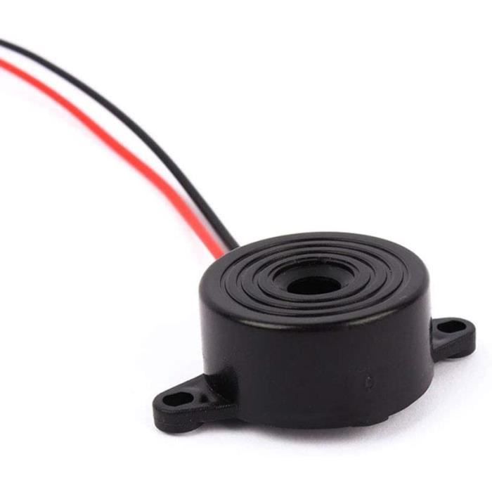 Buzzer Électronique 12v Buzzer DC 3-24V Sirène 12v Buzzer 85dB Alarme ...