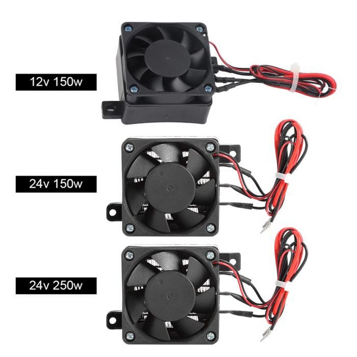 Réchauffeur d'air PTC Réchauffeur d'air thermostatique isolé 24V 180W Cyanshop - Cdiscount Bricolage