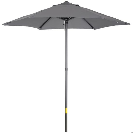 Parasol Ø 196 cm, parasol pivotant avec fonction pliante, parasol de ...