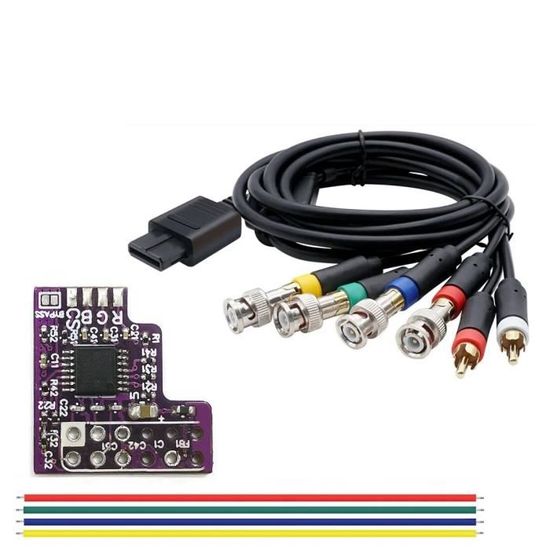 RGB MOD and Cable - Hispeedido-Kit de consoles NTSC RVB, N64, Nintendo ...