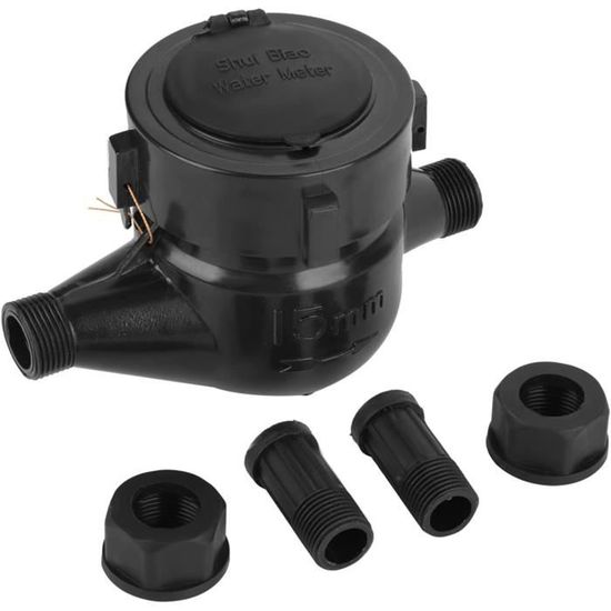 Compteur d'eau - Lxs - 15 - Sèche - Noir - Jardin Maison - Cdiscount Bricolage