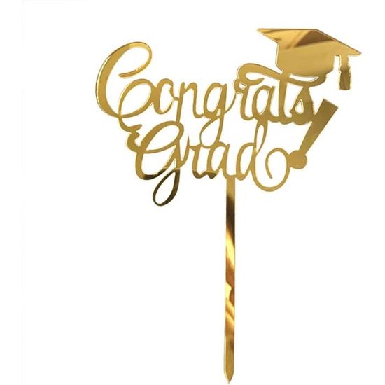 Gâteau personnalisé Topper Custom Félicitations Graduation Hat Student ...