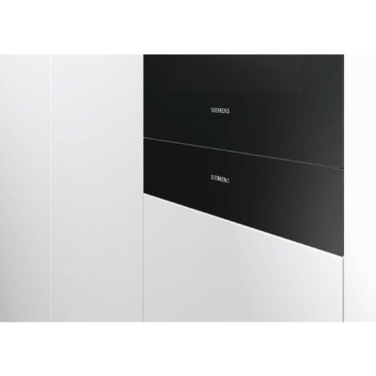 Tiroir non chauffant iQ700 intégrable SIEMENS BI630ENS1 - H14cm - Inox ...