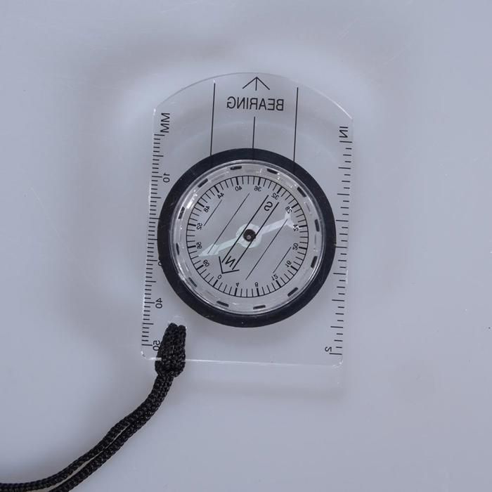 Mini Boussole Professionnelle pour l'Extérieur,Règle d'Échelle de Carte ...