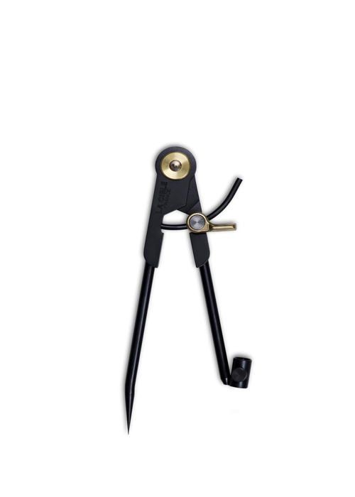 Compas de traçage et de mesure, porte-crayon "charpentier" avec 1/4 de ...