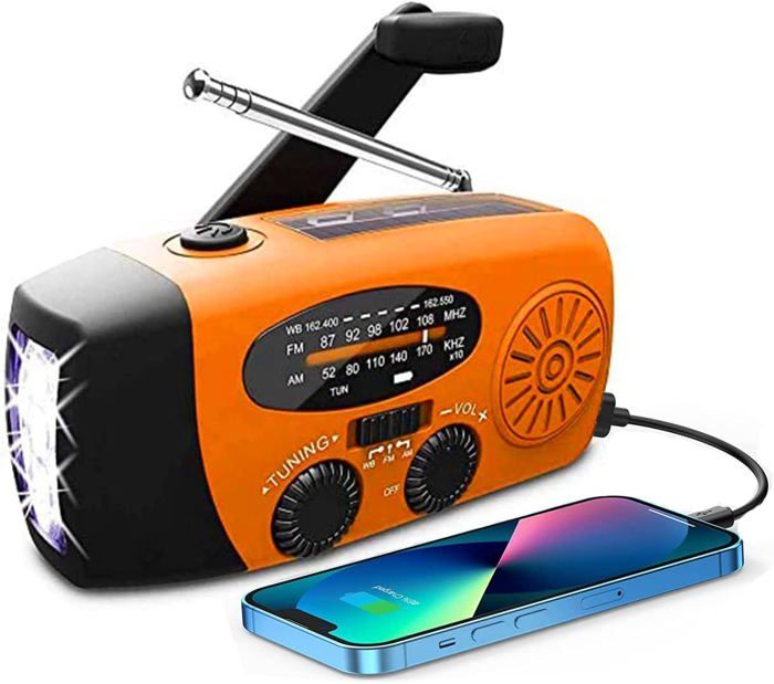 Radio Solaire, Radio portative manivelle, Radio génératrice avec AM/FM ...