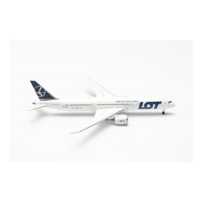 Miniatures montées - Boeing 787 --9 DREAMLINER LOT POLISH AIRLINES 1/ ...