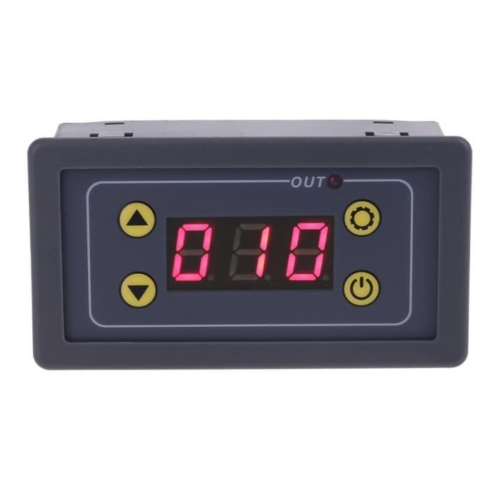 12V - LED Display Digital Time Delay Relay Module Timing Delay Cycle ...