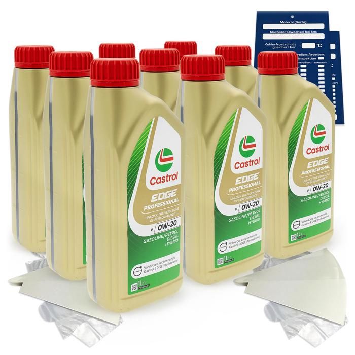 9 litres d'huile moteur Volvo Castrol Castrol - Cdiscount Auto