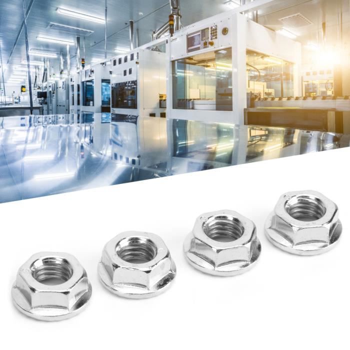 Écrou à Bride Hexagonale - DIOCHE - M8 - Acier Inoxydable - Lot de 100 ...