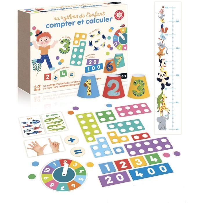 Nathan Compter et calculer coffret - Cdiscount Jeux - Jouets