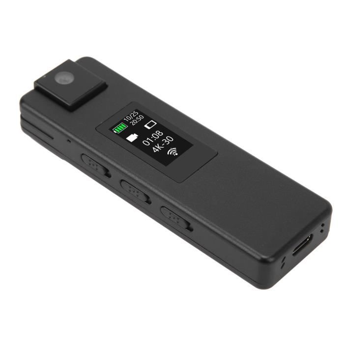 SUC-Caméra corporelle WiFi Caméra Petit Corps, Enregistrement Ultra HD ...