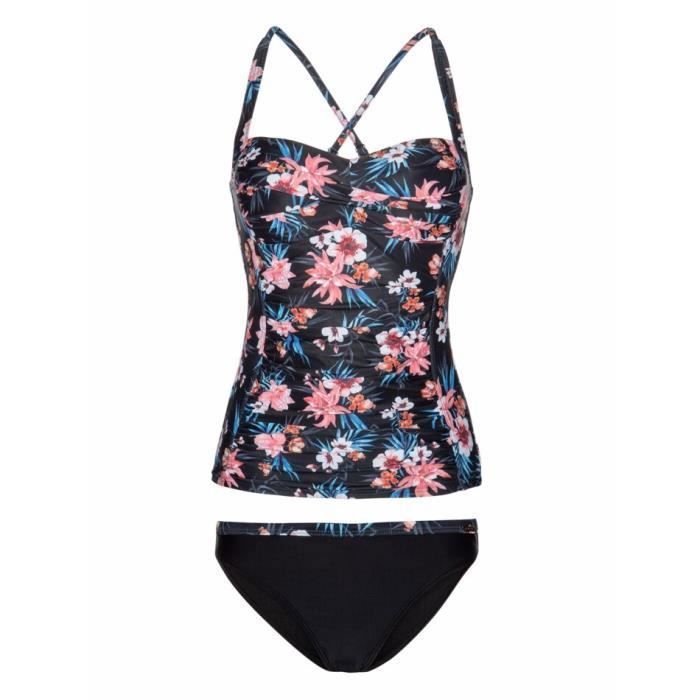 Tankini femme - Protest - Limoncello 20 C-cup - Motif floral tropical ...