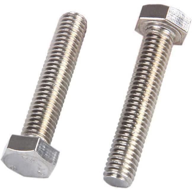 Trust-M8*55mm Boulons Inox - Boulon Hexagonale Tête Plate Entièrement Fileté Vis et Fixations ...