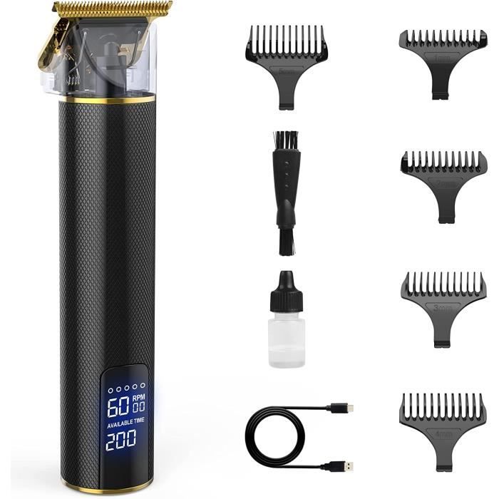 Tondeuse Cheveux Hommes, Tondeuse Barbe Kit Homme Electrique Tondeuse Cheveux Rasoir ...
