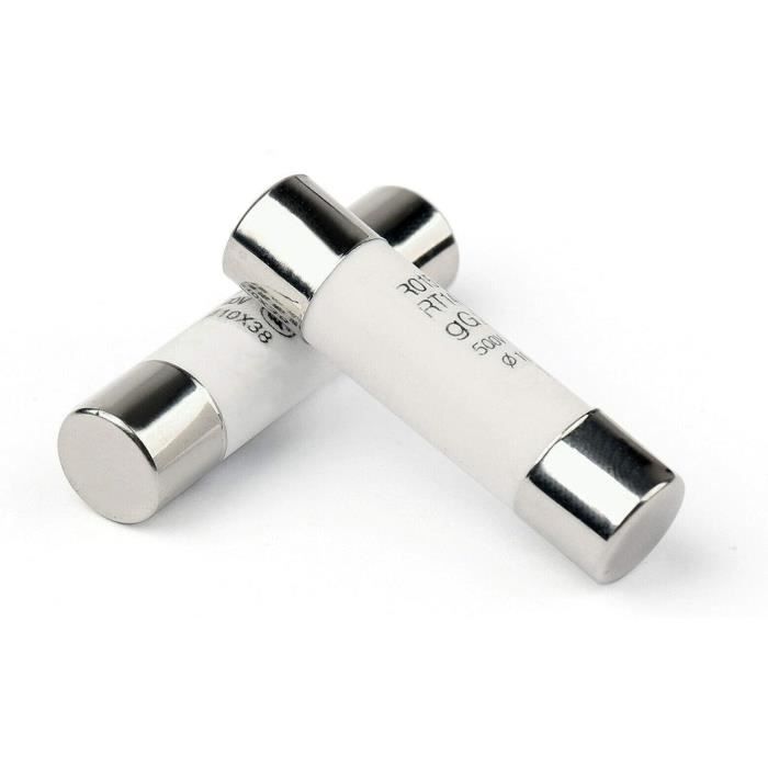 Fusibles Céramique 10X38Mm - 500V - 0,5A À 32A - R015 Rt18 Rt14 Am2 ...