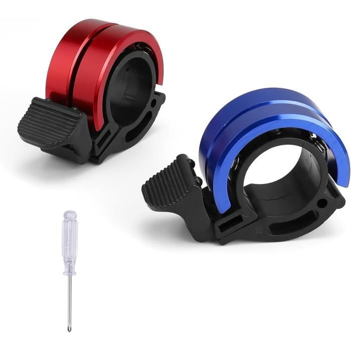 Sonnette Velo Adulte, 2 Pièces Sonnette Vélo, Sonnette Velo Course Avec ...