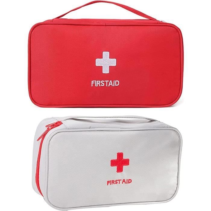 Kit De Premiers Secours Vide, 2 Pièces Trousse De Premier Secours Vide, Portable Sac D'Urgence ...