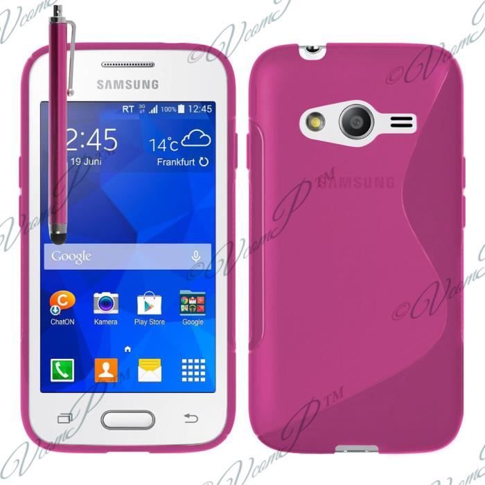 Samsung Galaxy Trend 2 Lite SM-G318H: Coque Silicone gel S-Line ...