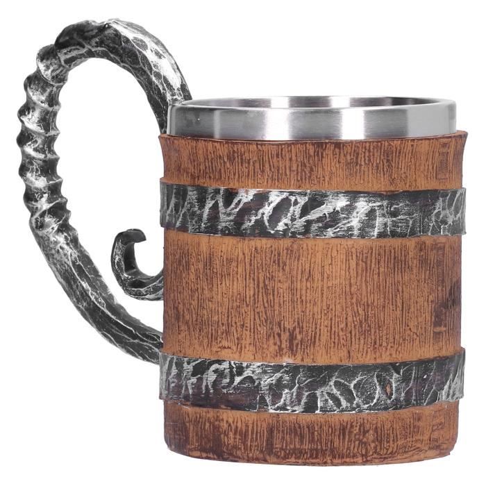 Chope à bière - YOSOO - Personnalisée - Acier inoxydable - Résine ...