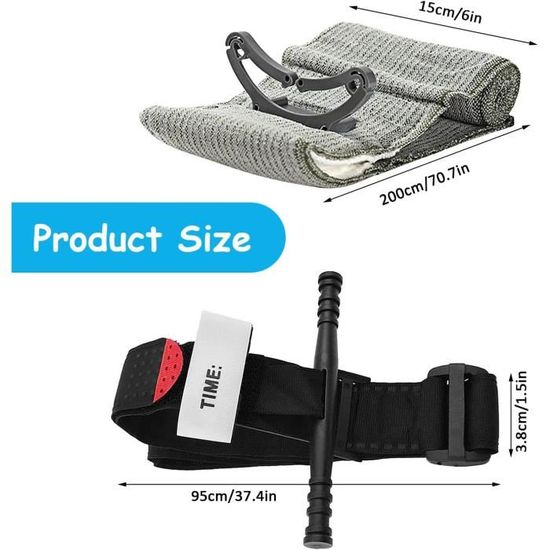 JReHuiG Garrot Tourniquet, Pansement Israelien Compressif, Porte Garot ...