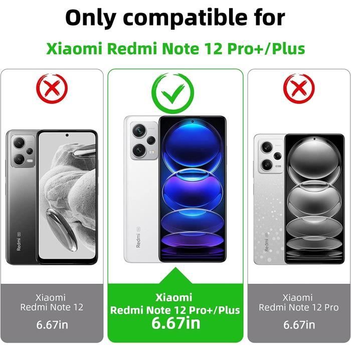 Coque pour Xiaomi Redmi Note 12 Pro Plus 5G, Coque Redmi Note 12 Pro ...