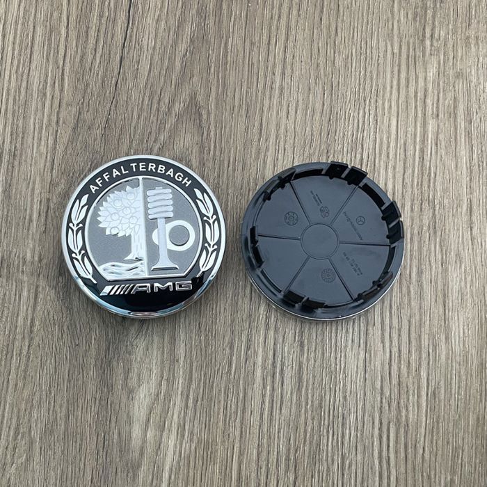 Lot de 4 centre de roue cache moyeu Remplacement pour75mm Mercedes-AMG ...