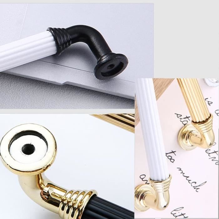 2 Pièces Poignée De Garde-Robe Alliage De Zinc Profilé D'Aluminium ...