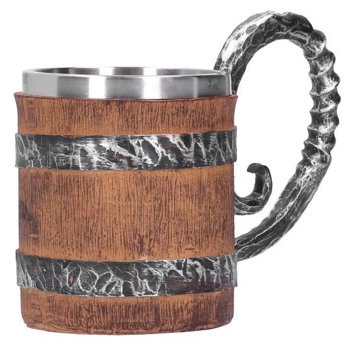 Chope à bière - YOSOO - Personnalisée - Acier inoxydable - Résine ...