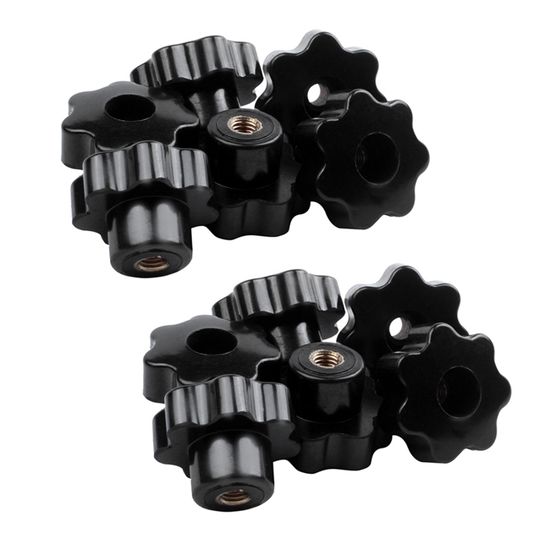 Machinery Ecrous MoletéS de Serrage Lame PoignéE M8 Filetage 12Pcs ...