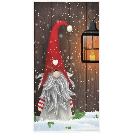 Serviettes de plage - Flocons de Neige de Noël - Doux et absorbant ...