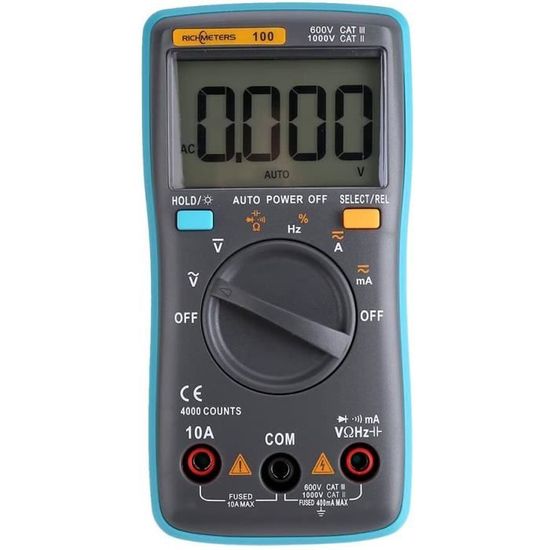 Multimètre professionnel automatique metrix numérique testeur de ...