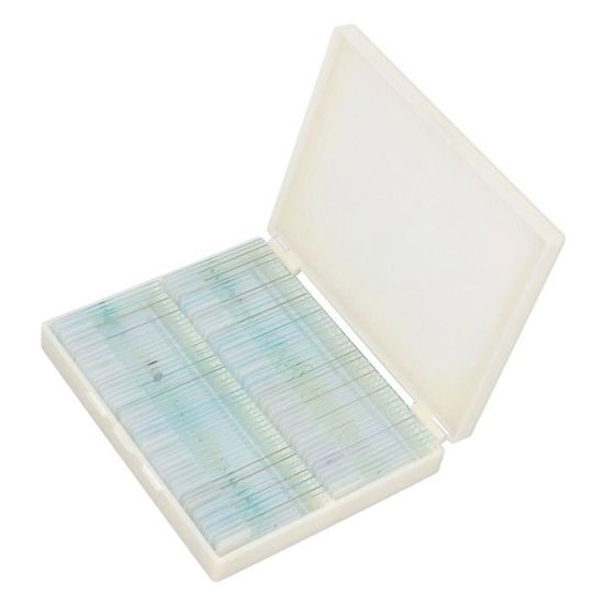 Omabeta Lame de microscope Lames de Microscope à bords arrondis, 100 ...