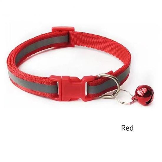 GRELOT CLOCHE,red--Collier pour animaux de compagnie, patch de coulée ...