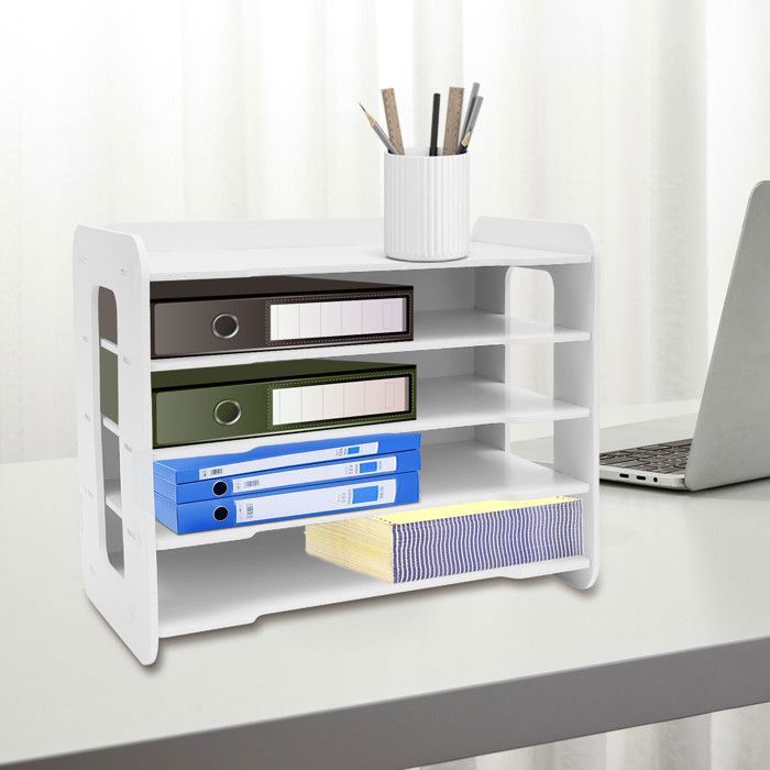 Rack de Rangement de Fichiers de 5 Étages - Rack d'Organisation de ...