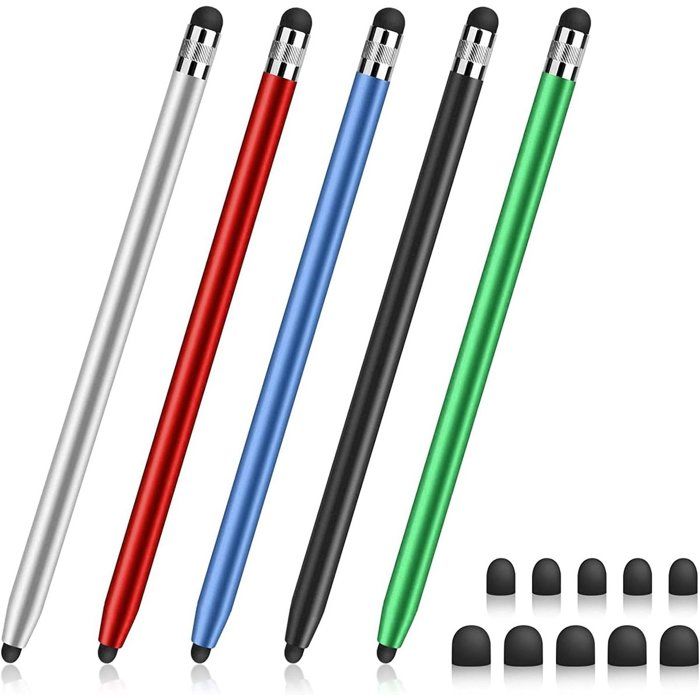 Stylet tactile double fonction - Lot de 5 stylets capacitifs - Stylets ...