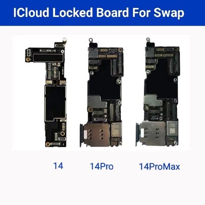 14 128G CNC UE-Carte mère verrouillée pour iPhone SE3 14 14Plus US EU CNC, carte mère, pas de ...