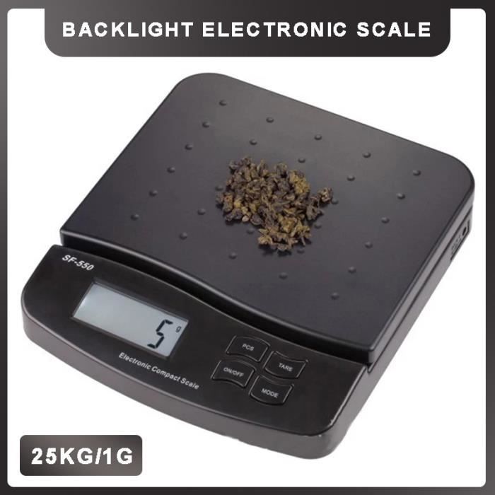 Balance numérique électronique Portable 25kg-1g pour aliments, Mini ...