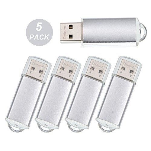 Clé USB 8Go Argentée - Datarm - Lot de 5 - USB 2.0 Flash Drive ...